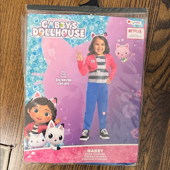 Dreamworks | Toys | Dreamworks Gabbys Dollhouse Costume Pink And Blue ...